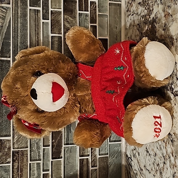 SNOWFLAKE Teddy | Toys | 22 Snowflake Girl Teddy Bear Red Jumper Dress ...